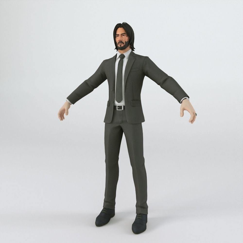 John Wick 3D model | CGTrader