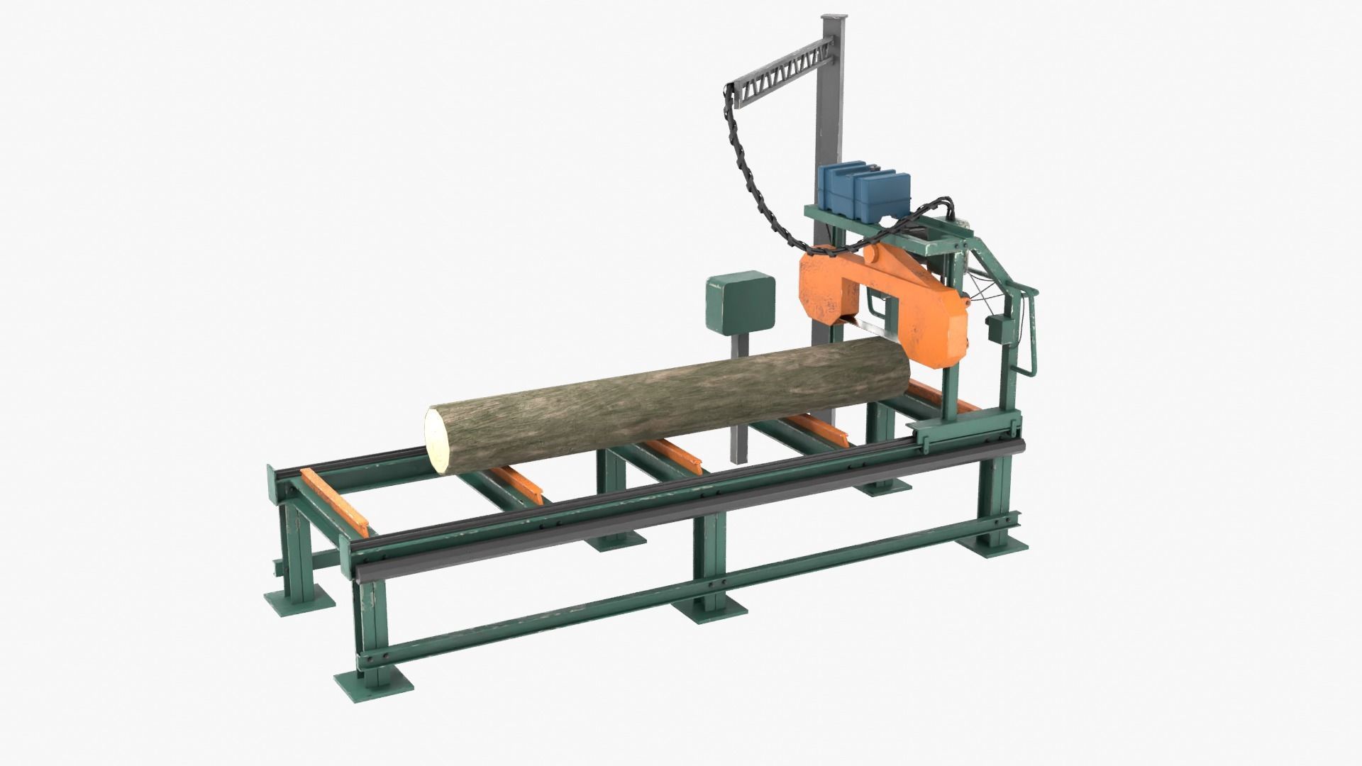 3D model Industrial Sawmill VR / AR / low-poly | CGTrader