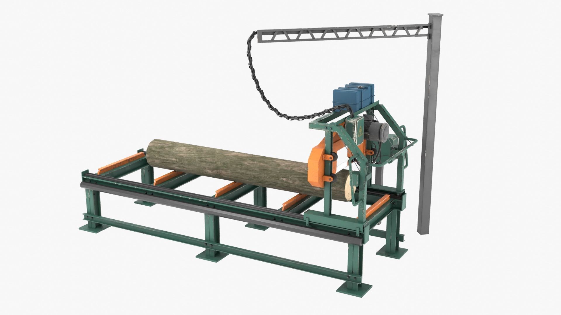 3D model Industrial Sawmill VR / AR / low-poly | CGTrader