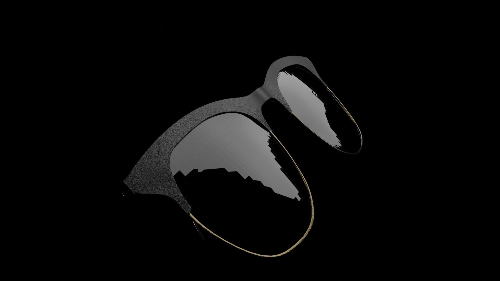 Glasses 3D model 3D printable | CGTrader