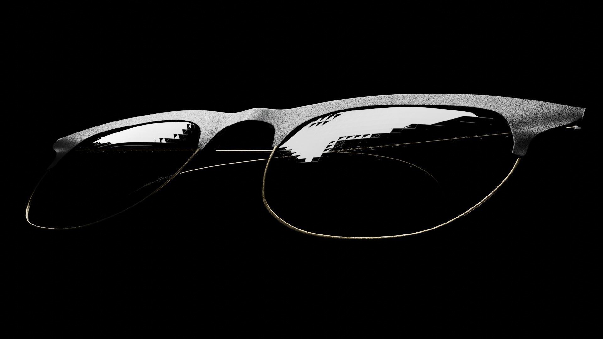 Glasses 3D model 3D printable | CGTrader