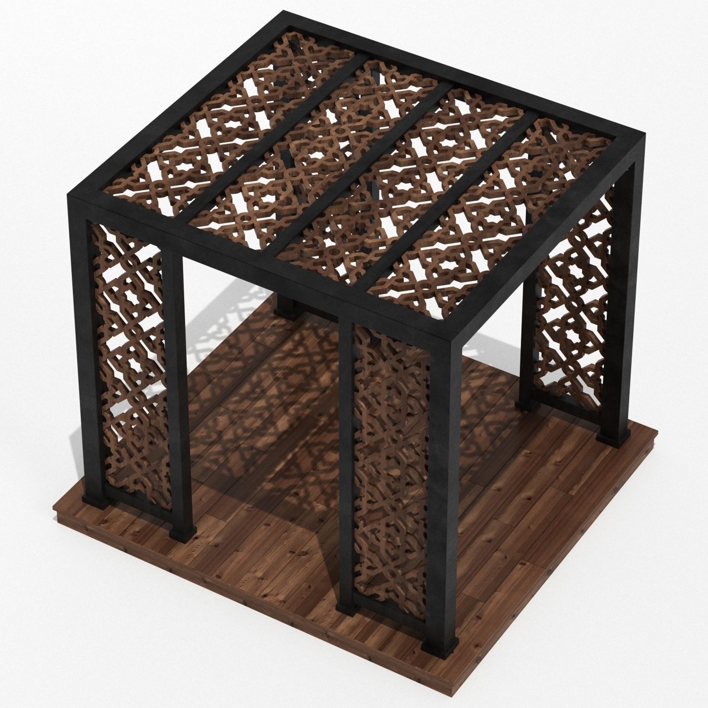 Traditional Arabic gazebo 3D model | CGTrader