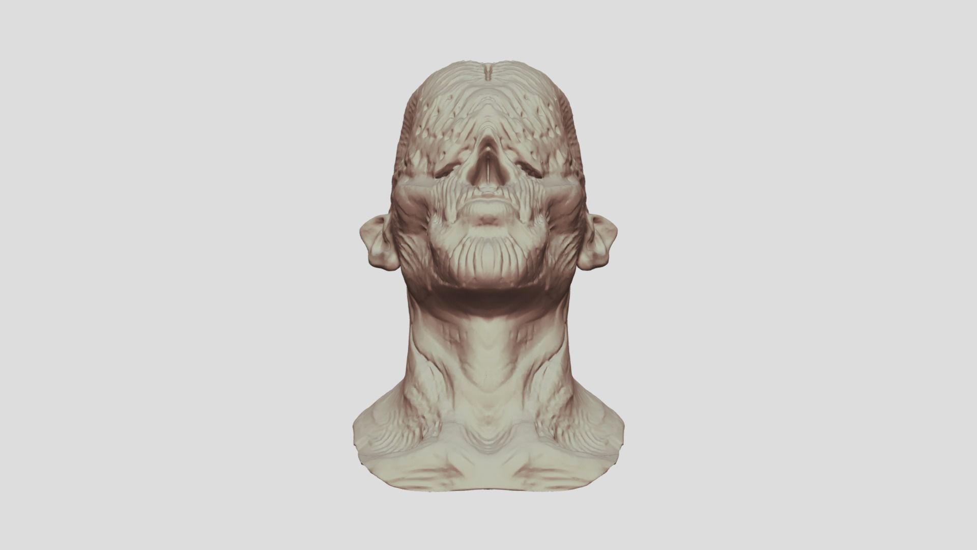 Monster Head Sculpt 3D model | CGTrader