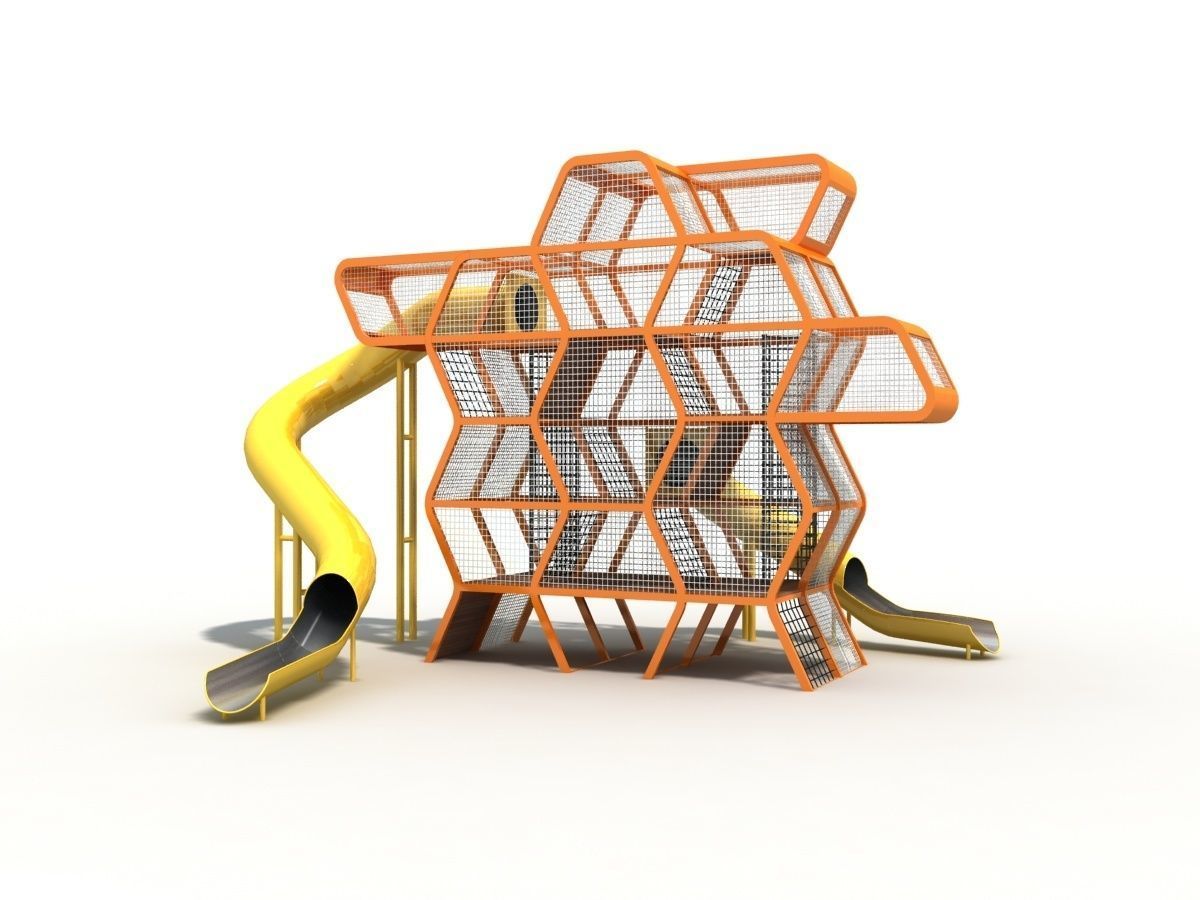 Beehive maze playground 3D model | CGTrader