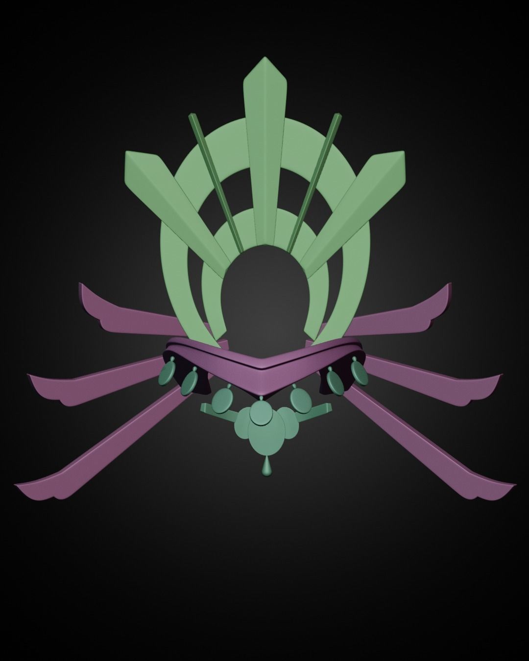 The Legend of Zelda Riju Crown for Cosplay 3D model 3D printable | CGTrader