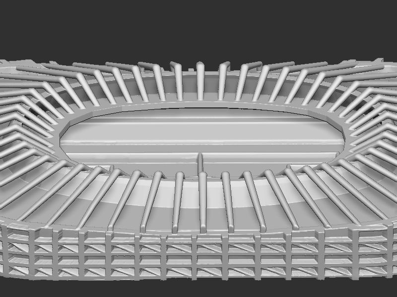Basket ball stadium 3D model 3D printable | CGTrader