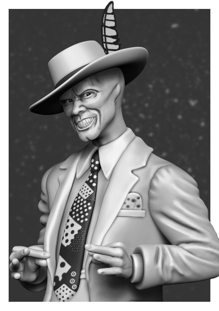 THE MASK -1994 JIM CARREY 3D model 3D printable | CGTrader