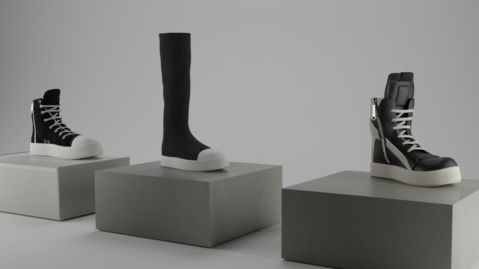 Rick Owens Complete pack 3D model | CGTrader
