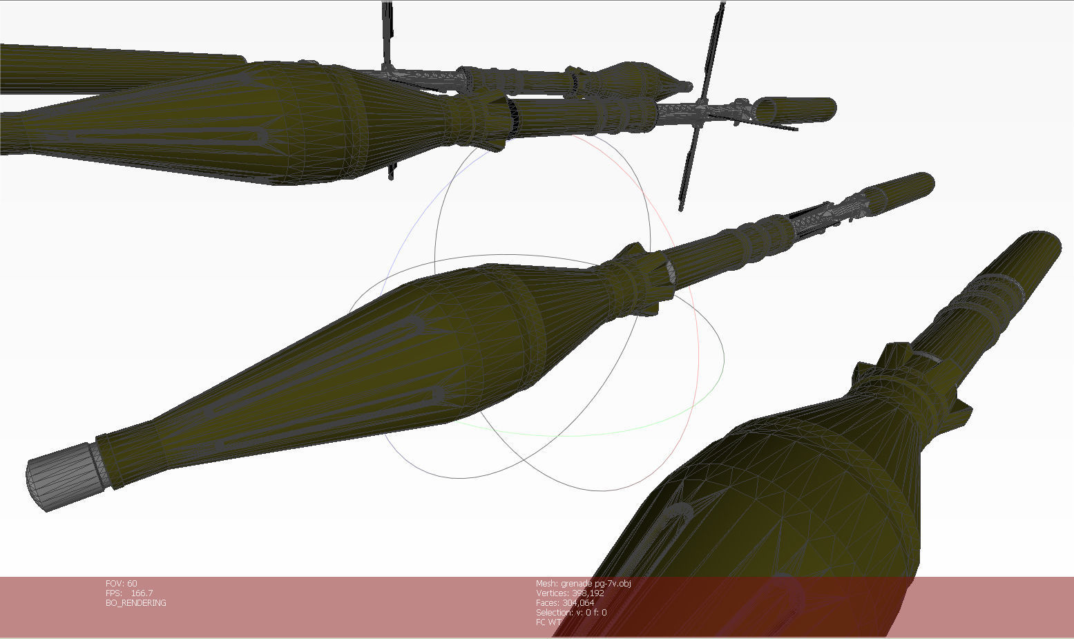 Grenade PG-7V for grenade launcher RPG 7 3D Printable Moulage 3D model ...