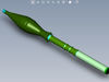 Grenade PG-7V for grenade launcher RPG 7 3D Printable Moulage 3D model ...