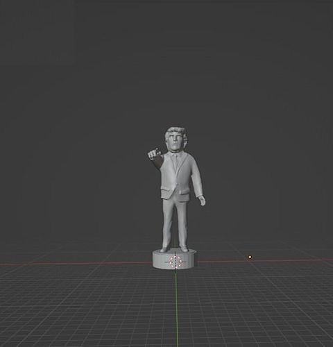 Donald Trump 3D model 3D printable | CGTrader