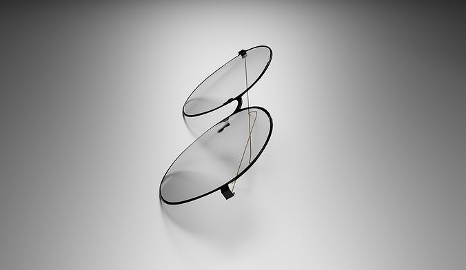 Glasses 3D model 3D printable | CGTrader