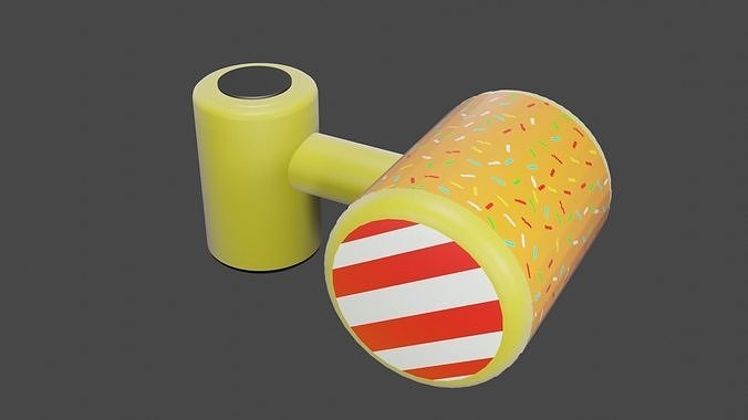 Fall Guys Spinning Hammer free 3D model | CGTrader