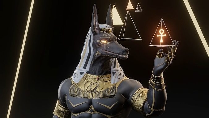 3D model Anubis VR / AR / low-poly | CGTrader