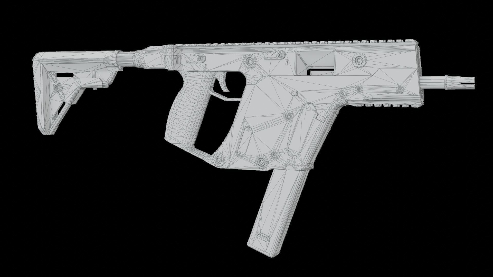 3D model Kriss Vector 45ACP VR / AR / low-poly | CGTrader