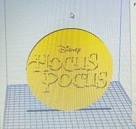 disney hocus pocus logo 3D model 3D printable | CGTrader