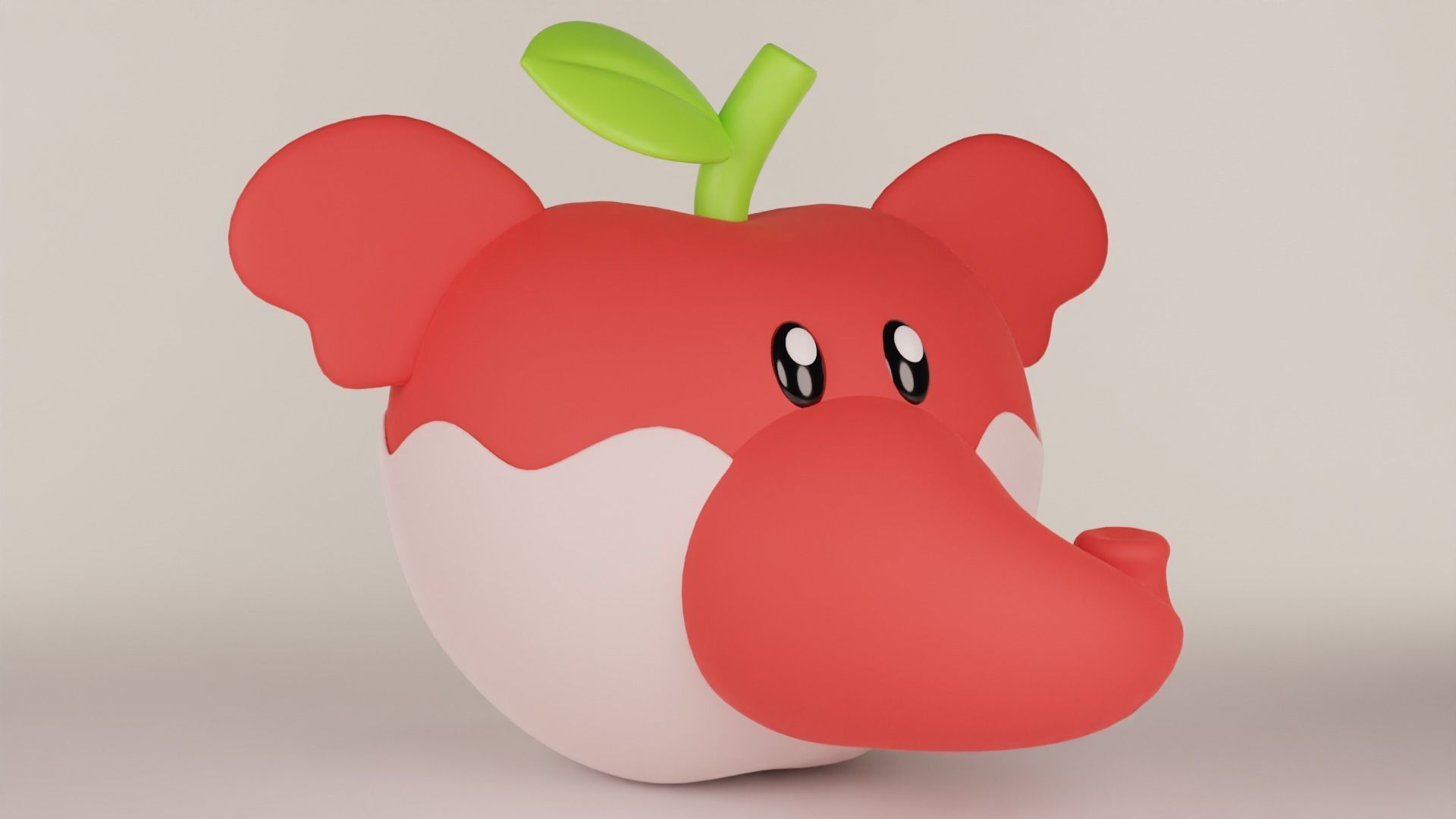 Elephant Apple Super Mario Wonder 3D model | CGTrader