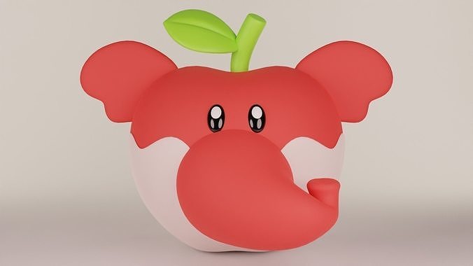 Elephant Apple Super Mario Wonder 3D model | CGTrader