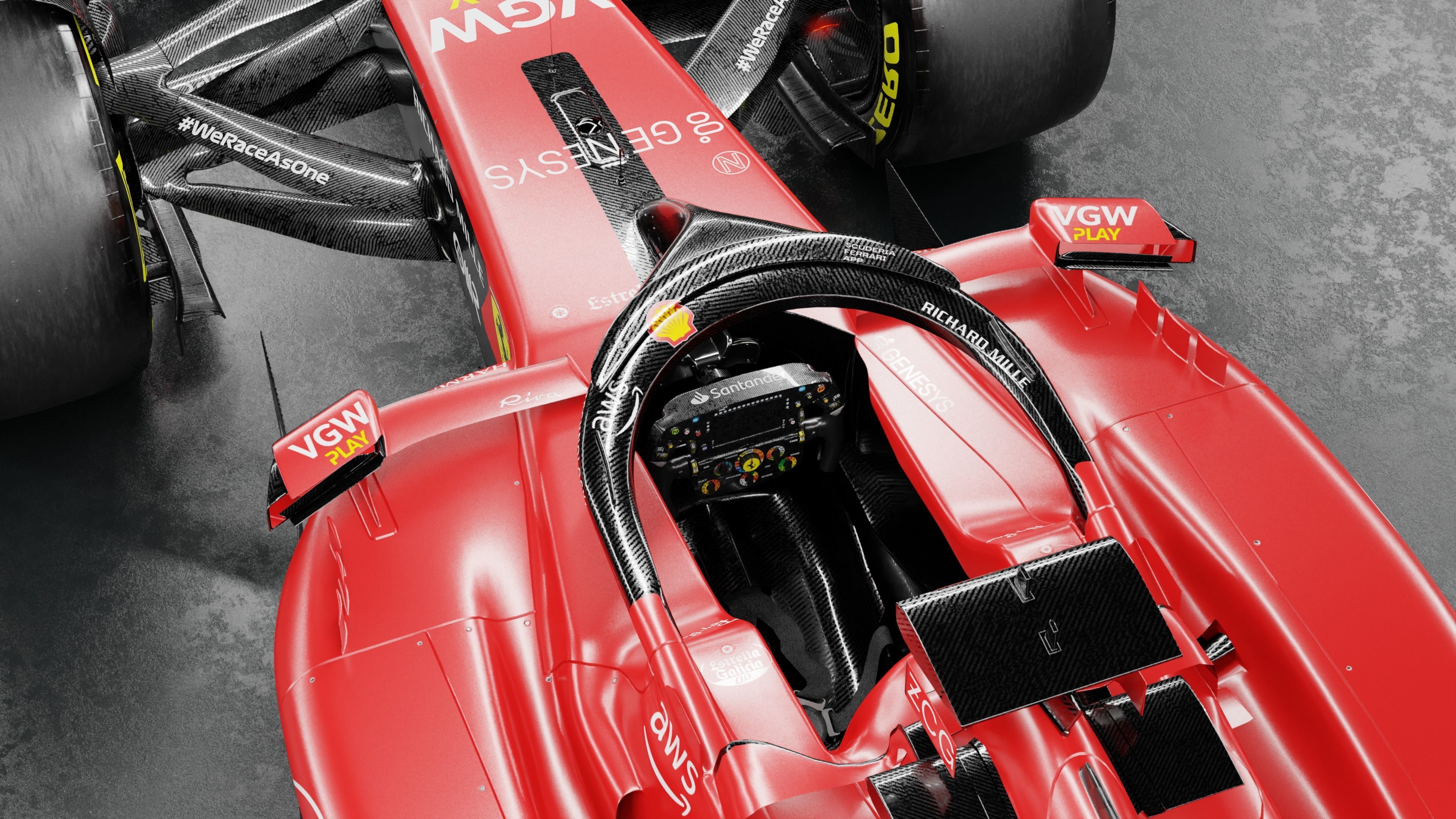 3D model F1 2023 Ferrari SF-23 VR / AR / low-poly | CGTrader