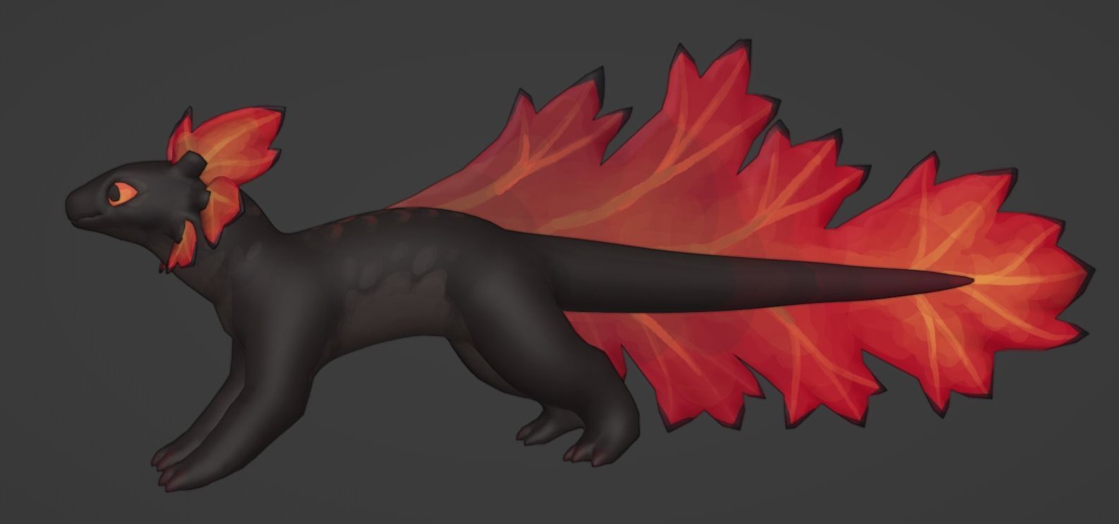 Stylized Axolotl-ish Creatures 3D model animated rigged | CGTrader