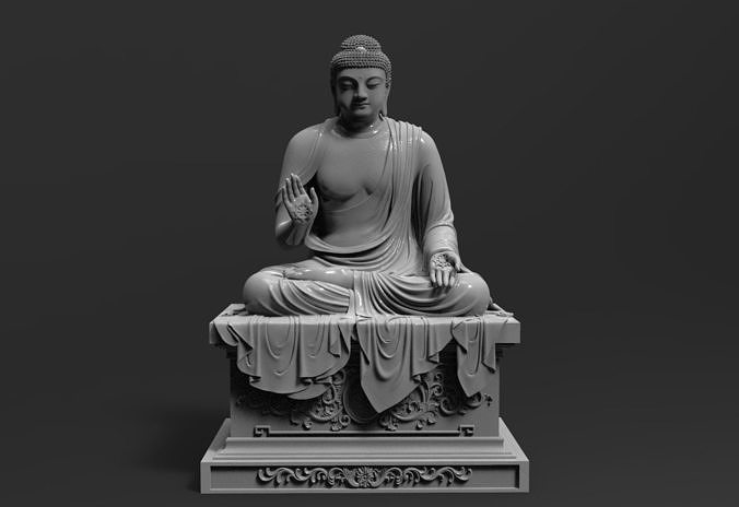 Buddha 3D model 3D printable | CGTrader