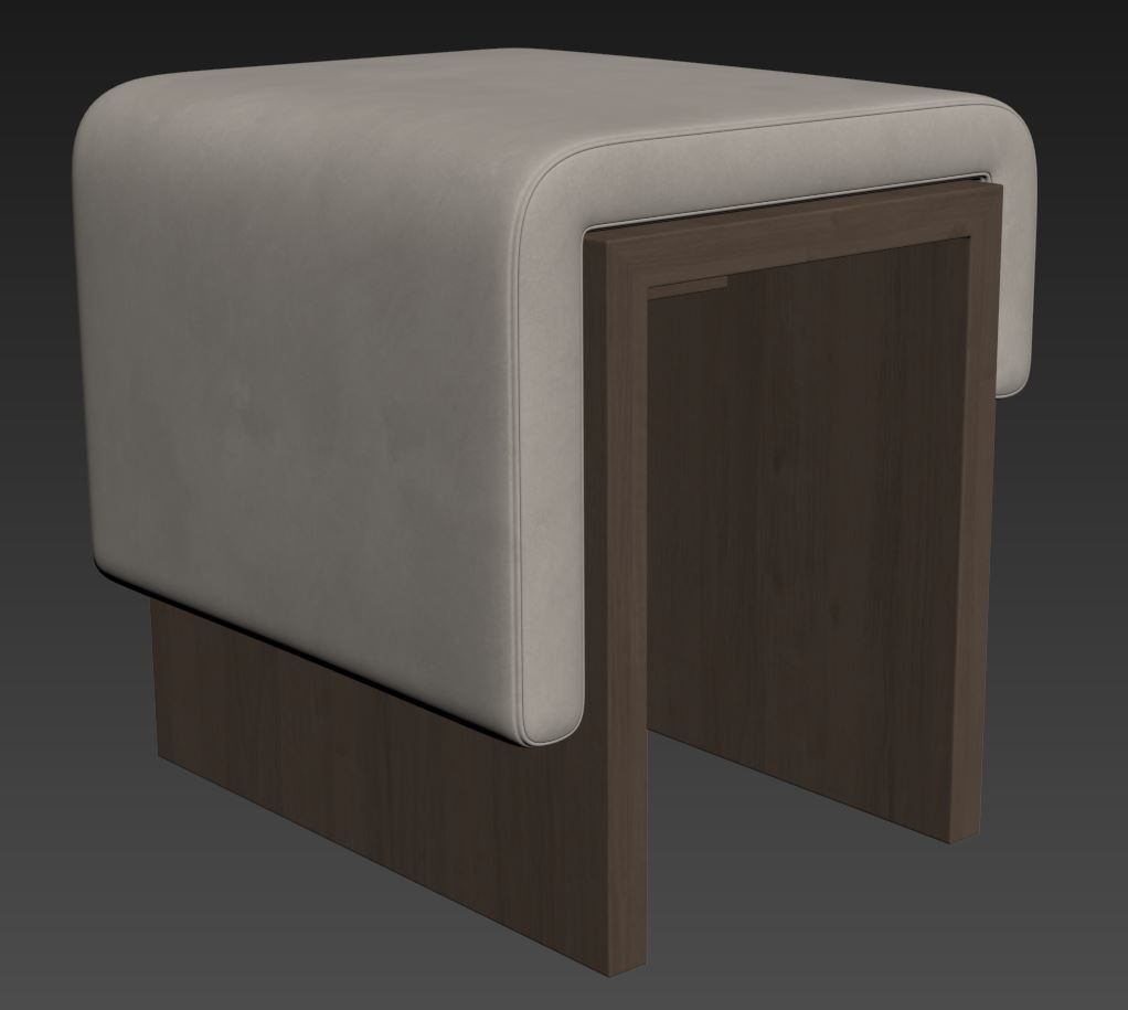 Melt Stool By Bower Studios 3D model | CGTrader