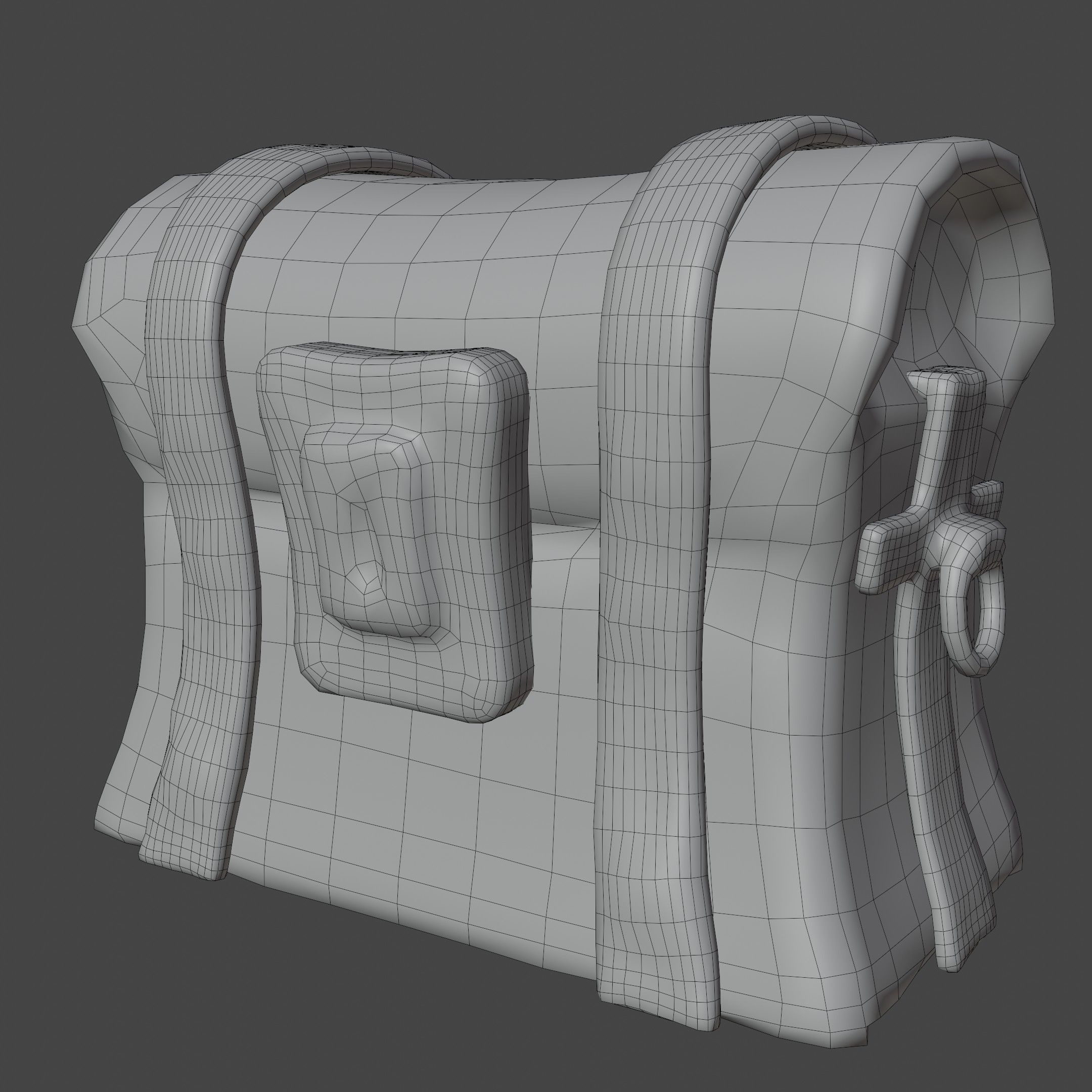 Stylized Chest Low Poly 3D model | CGTrader