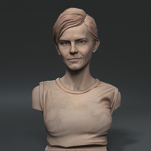 Emma Watson 3D model 3D printable | CGTrader