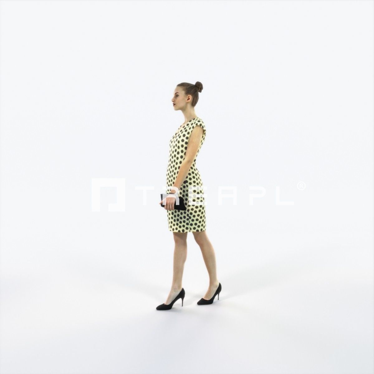 3D model Beauty 10K walking Casual Woman VR / AR / low-poly | CGTrader