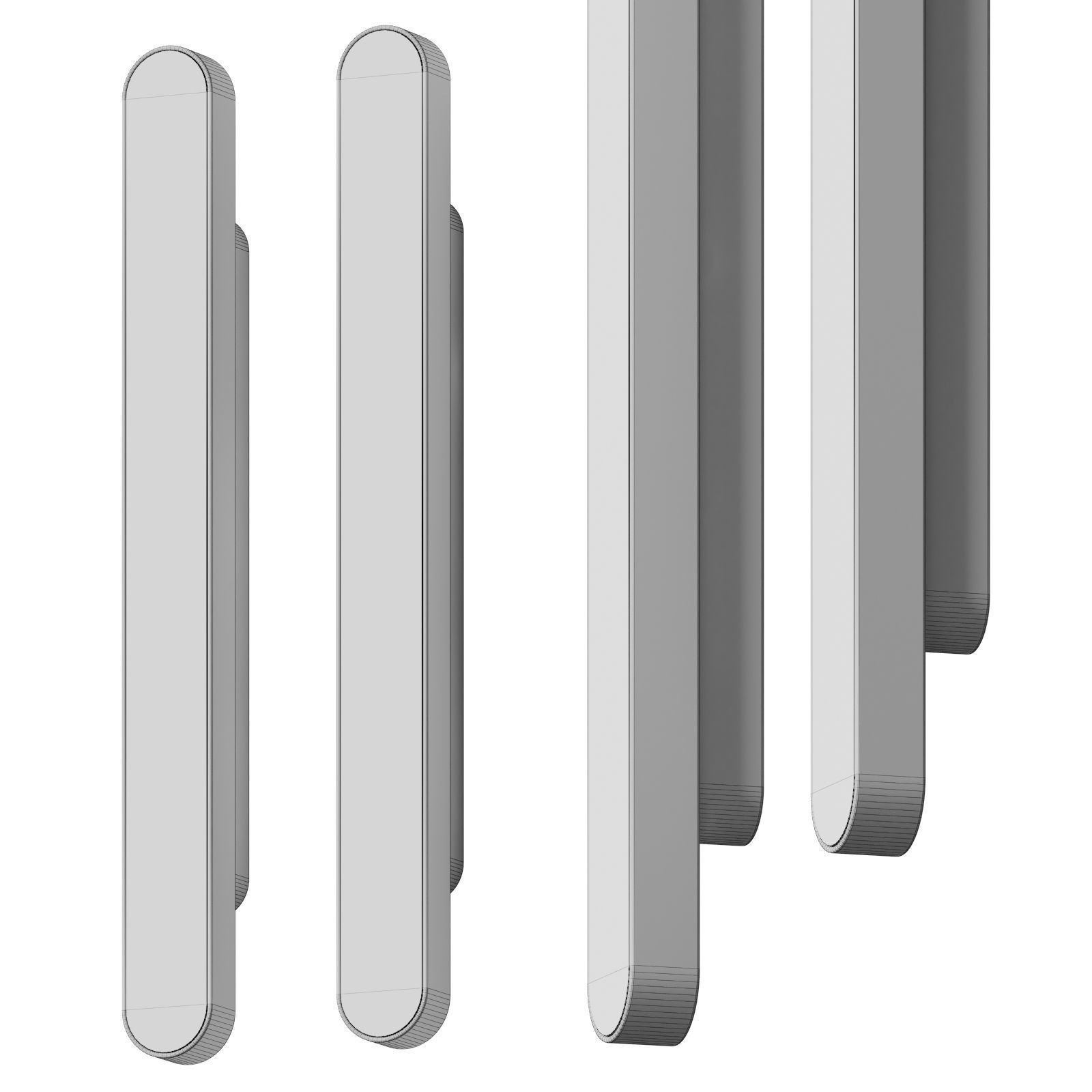 Square in Circle Capsule Wall Lamp 3D model | CGTrader