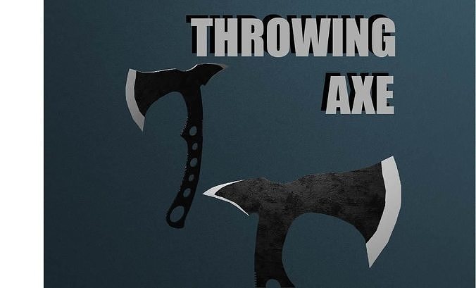 3D model Throwing Axe VR / AR / low-poly | CGTrader
