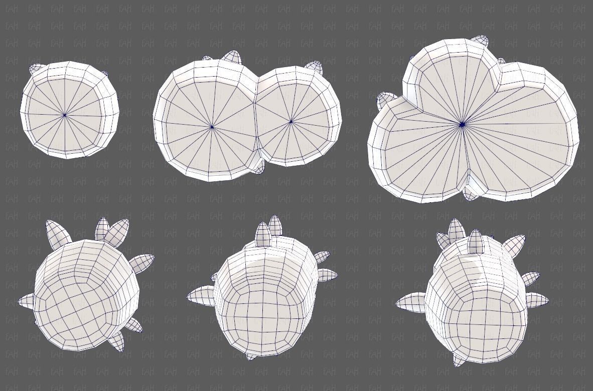 3D model Trees Cartoon V39 VR / AR / low-poly | CGTrader