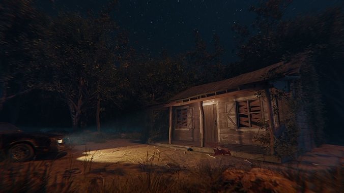 The cabin from Evil Dead film 3D model | CGTrader