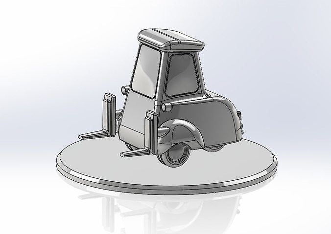 Guido Car 3D model 3D printable | CGTrader