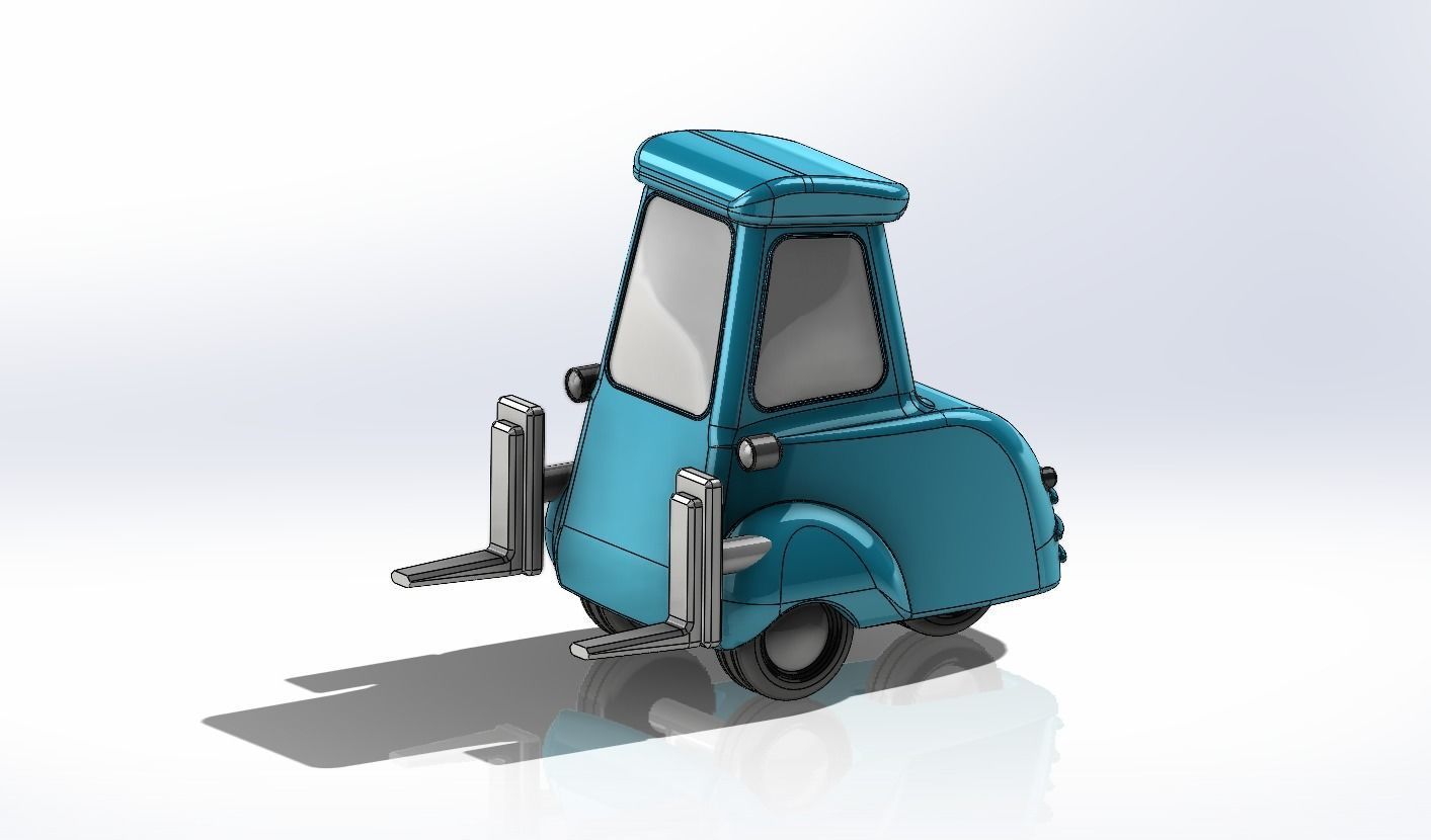 Guido Car 3D model 3D printable | CGTrader