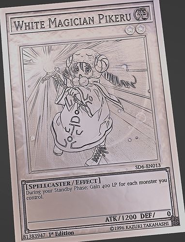 white magician pikeru - yugioh 3D model 3D printable | CGTrader