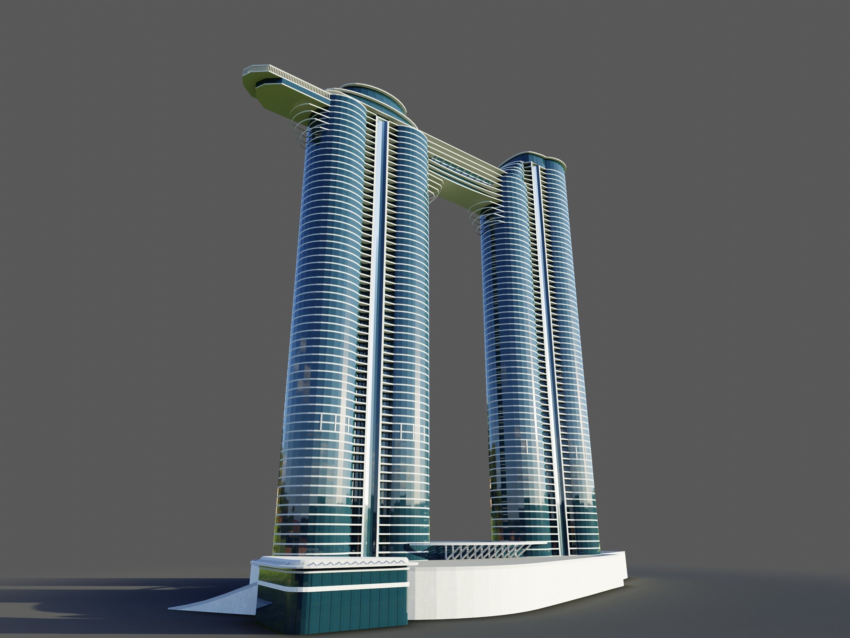 Sky view tower - Dubai 3D model | CGTrader