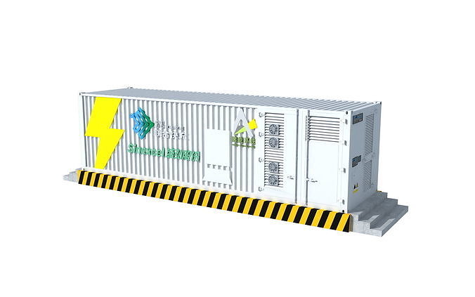 Energy storage battery container 3D model | CGTrader