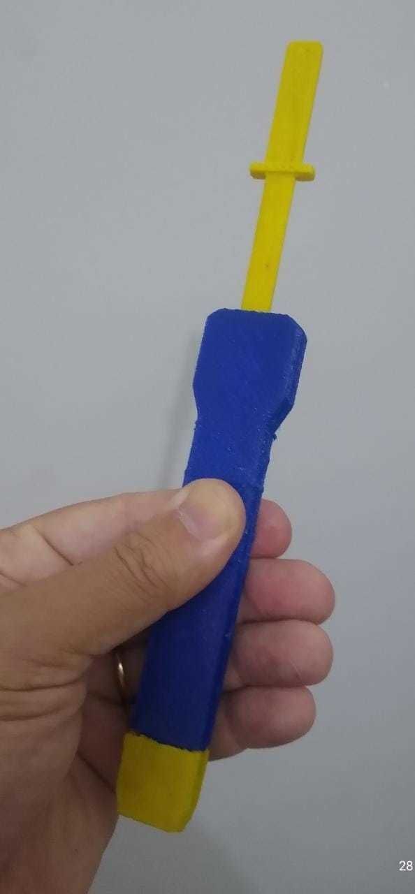 SWORD POWER RANGER NINJOR REPLACEMENT 3D model 3D printable | CGTrader