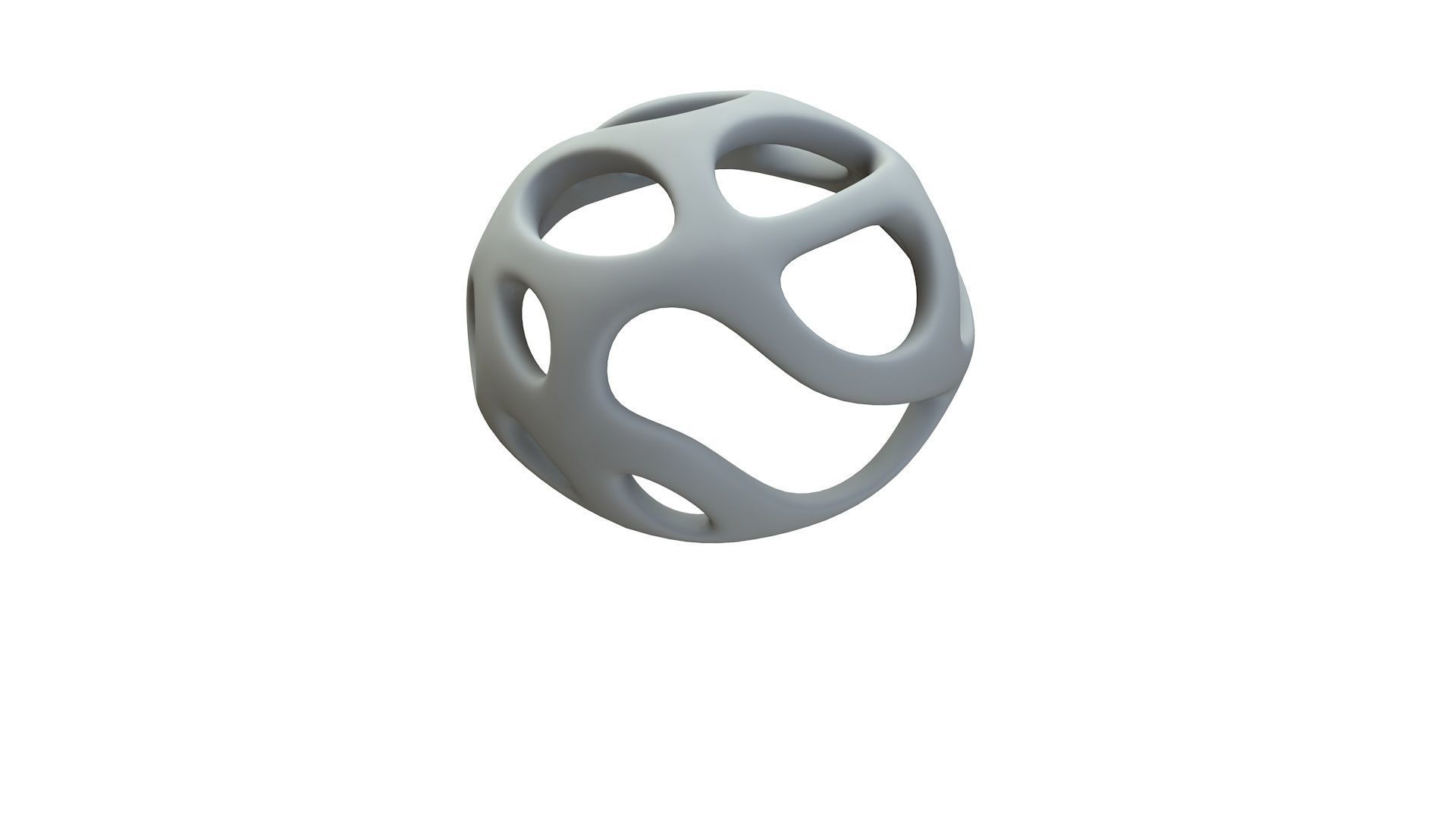 3D model SciFi Cube Object No 45678 Low Poly Shape VR / AR / low-poly ...