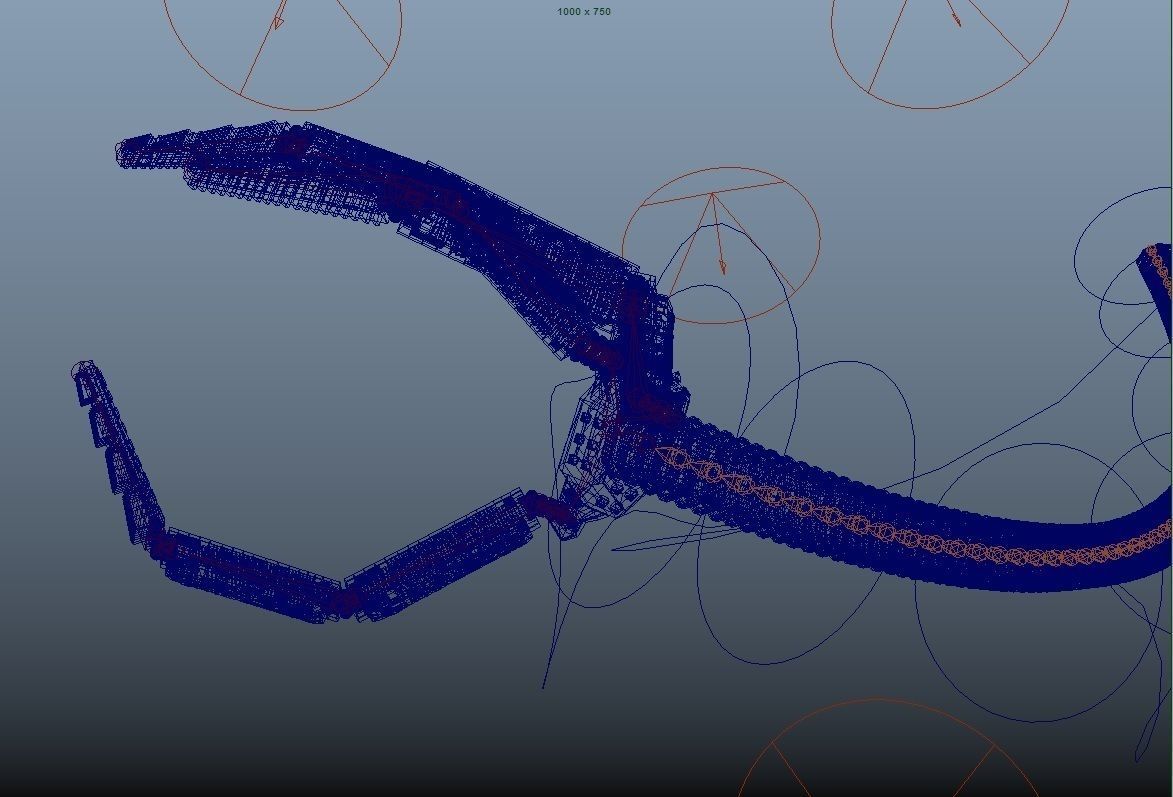 Robot Claw - RIGGED 3D model rigged | CGTrader