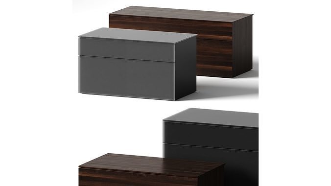 Porro - Boxes bedside table 3D model | CGTrader