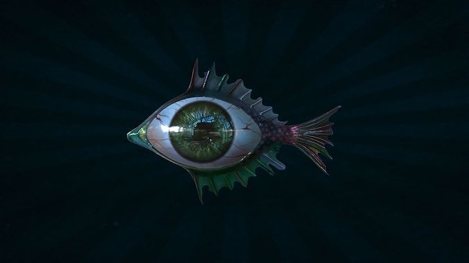 3D model FISH-008 Eye Fish VR / AR / low-poly | CGTrader
