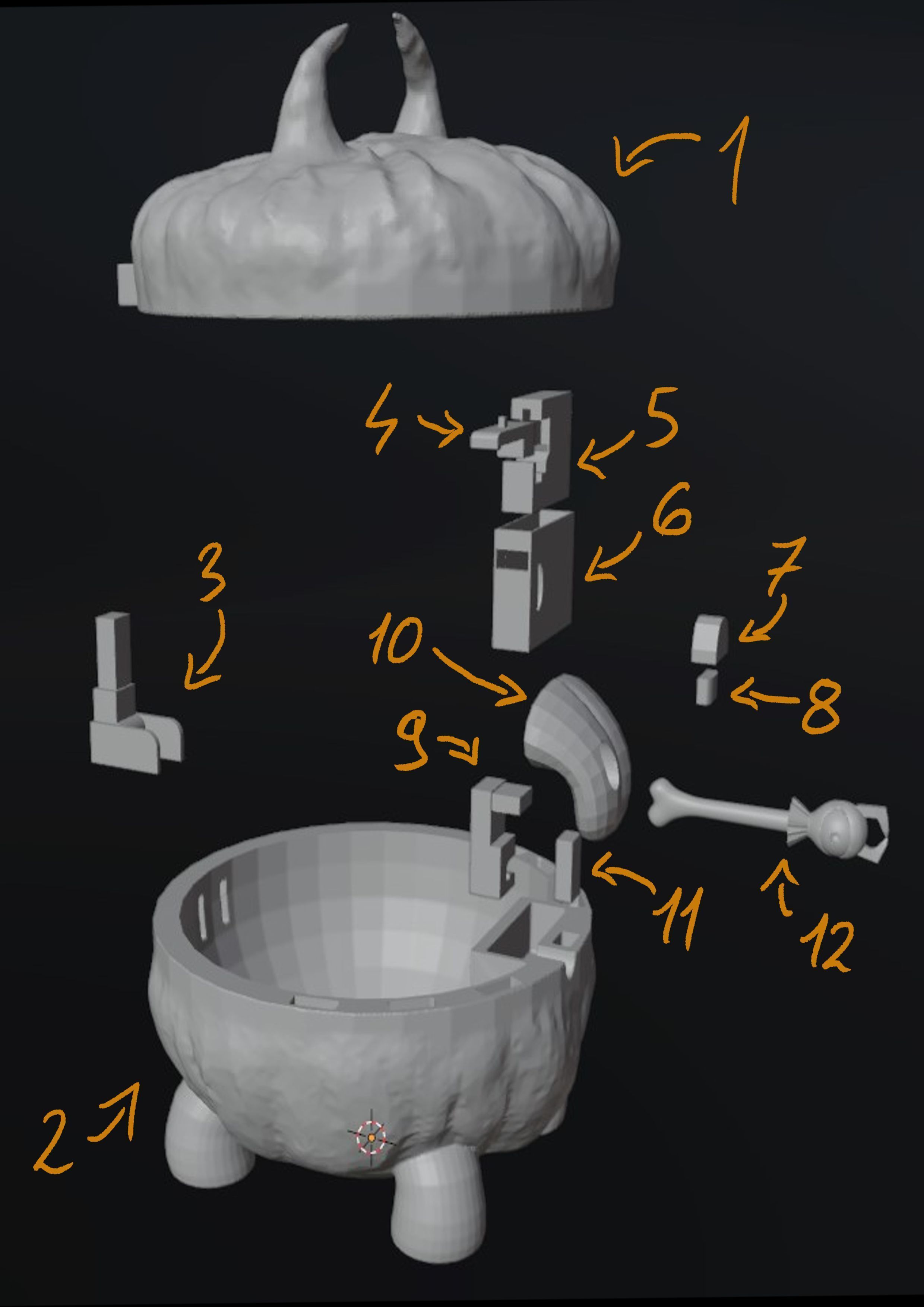Dont starve - Chester with lock 3D print model 3D model 3D printable | CGTrader