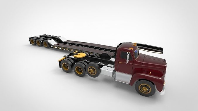 Heavy-duty hauler 3D model | CGTrader