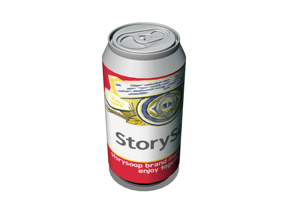 Beer can 3D model | CGTrader