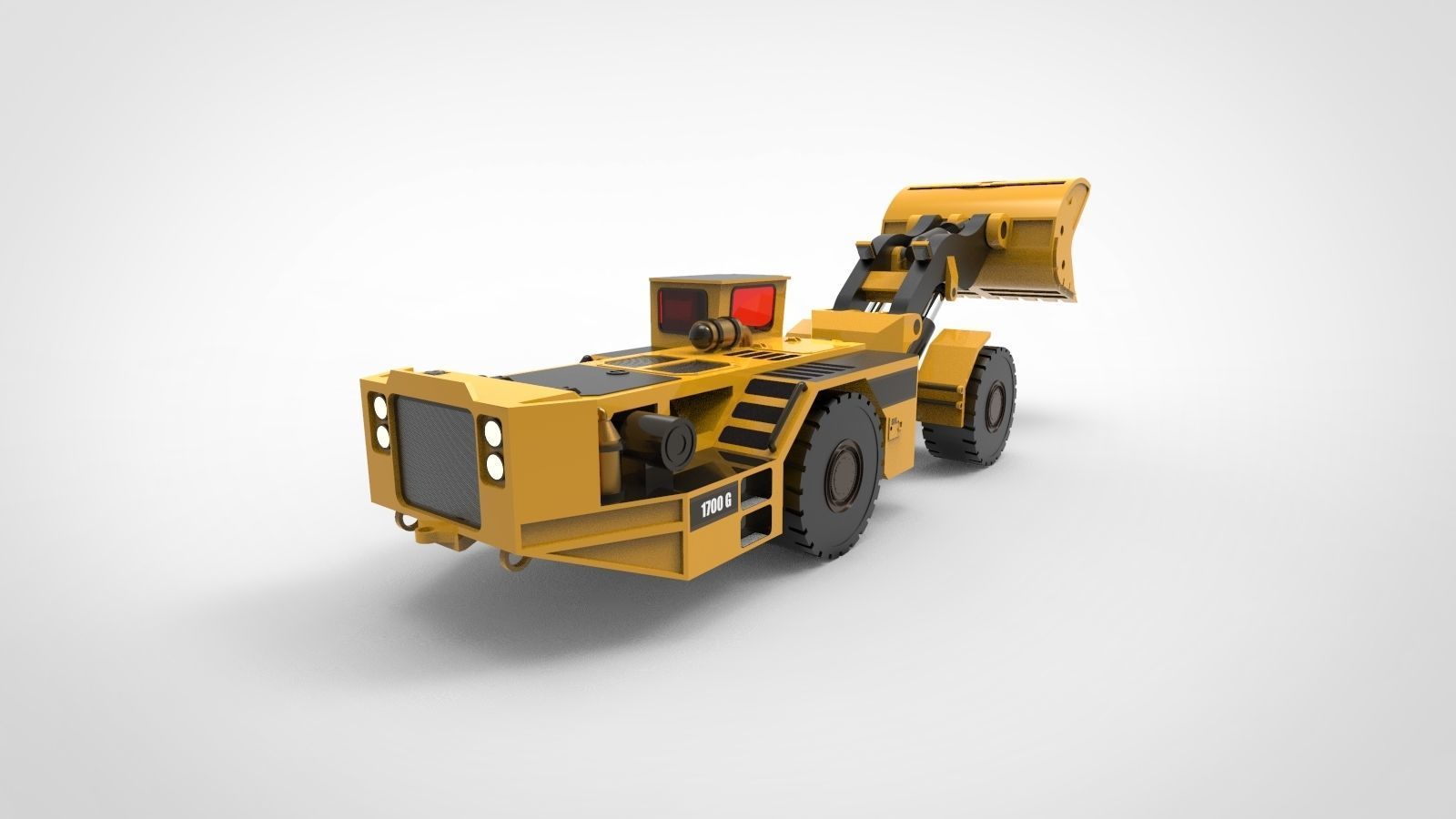 Heavy Mining Loader 3D model | CGTrader