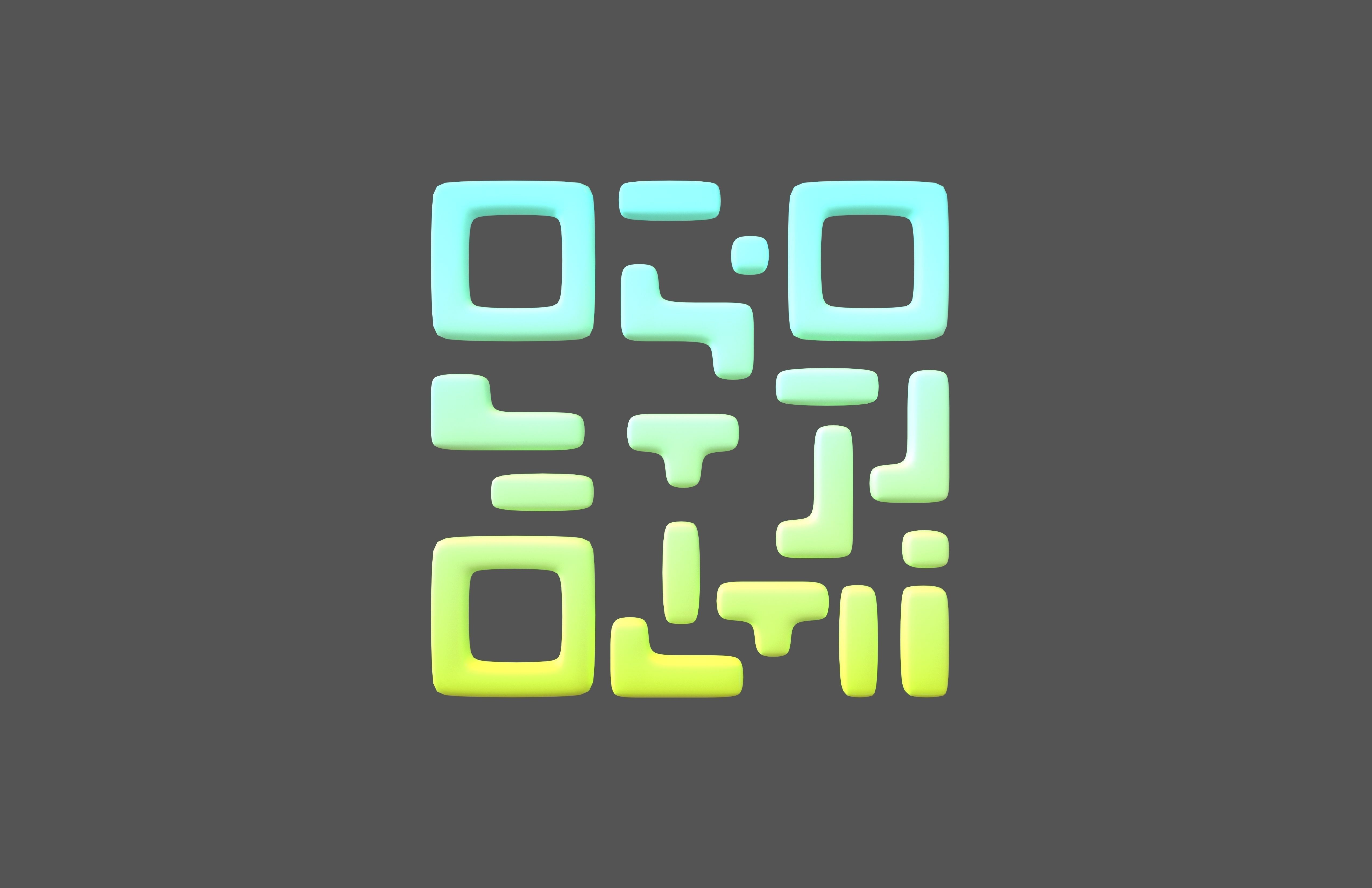 3D model Qr Code v1 004 VR / AR / low-poly | CGTrader
