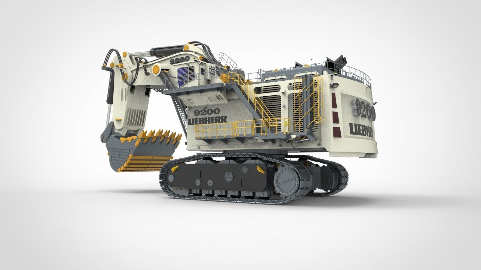 Liebherr R9200 Mining Excavator 3D model | CGTrader