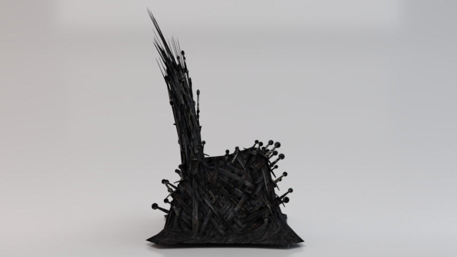 3D model The Throne from the Game of Thrones - Iron Throne VR / AR ...